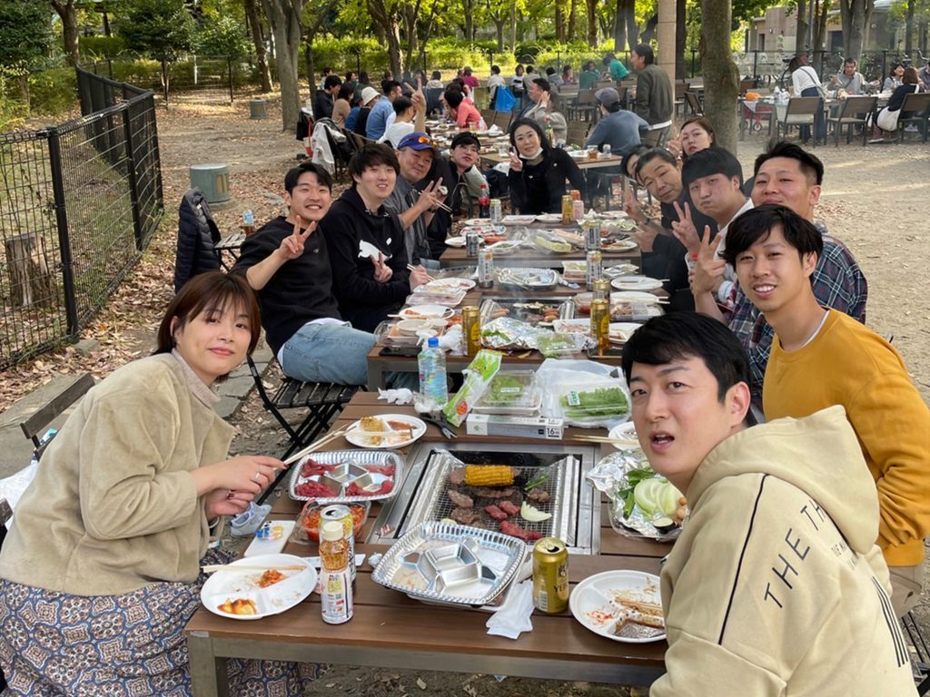 鶴見緑地でBBQ交流会を開催しました。 | NPO GLOCAL NET